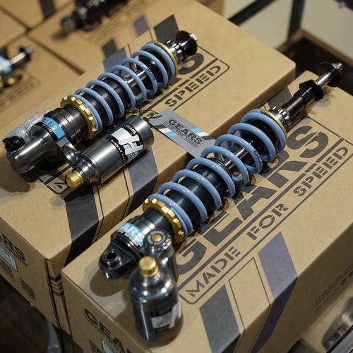 Jual Shock Tabung Gears H2+ Set Front & Rear Blue Gold Sprint Prima ...