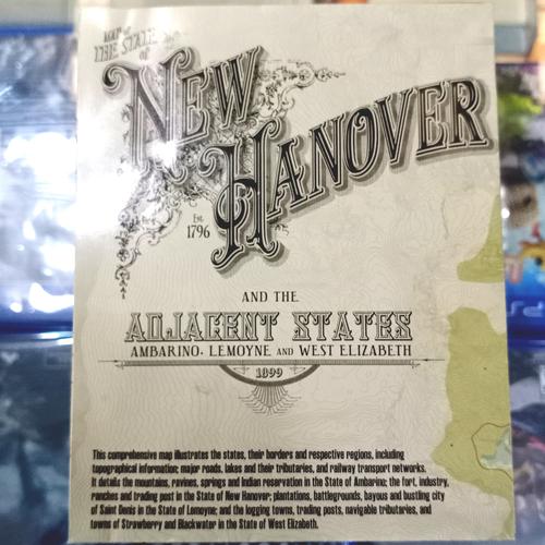 Jual PS4 RDR 2 Map Peta Game Red Dead Redemption 2 untuk koleksi ...