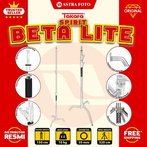 Promo Takara Spirit Beta Lite C Stand Light Stand Lightstand Tripod ...