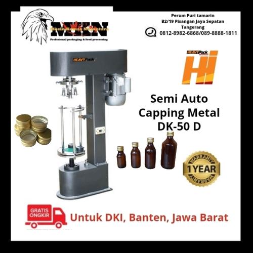 Jual Mesin Penutup Botol Metal Capping Machine DK-50D HEAVYPACK - Kab. Tangerang - Mesin Kemas ...