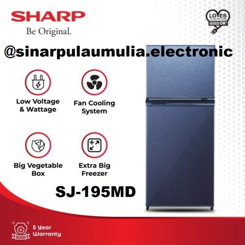Jual Sharp Kulkas 2 Pintu Big Freezer - SJ-195MD / SJ195MD / SJ 195MD ...