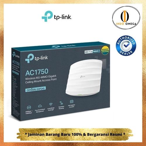 Jual Tplink EAP245 AC1750 Wireless MU-MIMO Gigabit Ceiling Access Point ...