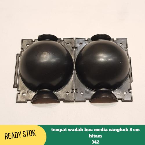 Jual tempat pot wadah box media cangkok 8 cm hitam 342 - Kota Tangerang ...