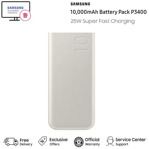 Jual Samsung Battery Pack 10,000mAh 25W Super Fast Charging Dual Port ...