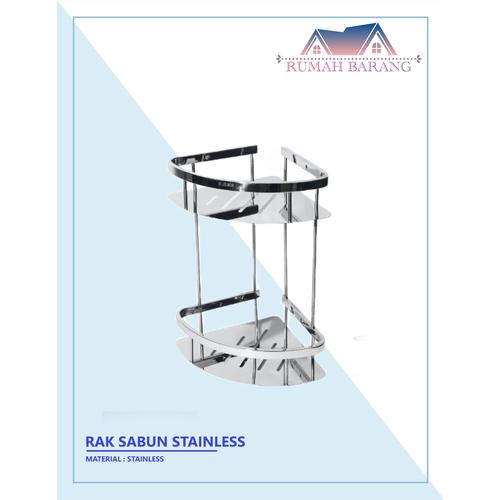 Jual Rak Sabun Sudut Rak Kamar Mandi Stainless Rak 2 Tingkat Murah ...