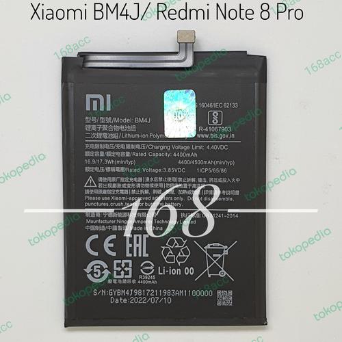 Jual Baterai Batre Xiaomi Redmi Note 8 Pro Original Batere BM4J BM 4J ...