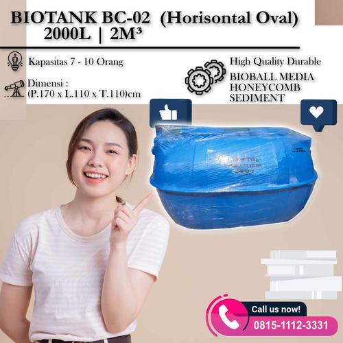 Jual TANGKI 2000 Liter 2M3 / Horisontal BIO SEPTICTANK - Kab. Tangerang ...