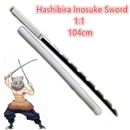 Jual Pedang Kayu Anime Demon Slayer - Inosuke (Cosplay Sword) - Kab ...