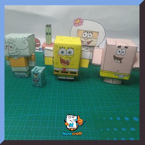 Jual Nuwcraft spongebob papercraft - 1 - Kota Surabaya - nuwcraft ...