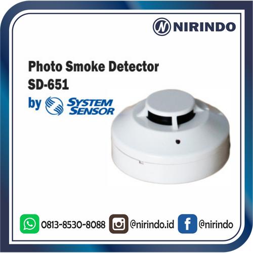 Jual Photoelectric Smoke Detector SD-651 & B401 Notifier by Honeywell ...