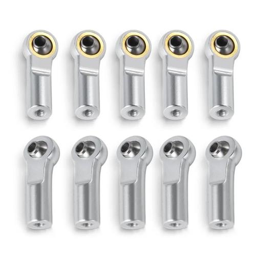 Jual Rod end Rodend Metal RC 1/10 Axial M3 M4 Upward Straight Bengkok ...