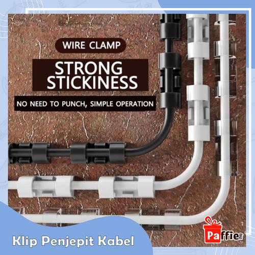 Jual Klip Penjepit Kabel Klem Perapih Cable Wire Hose Clamp Meja ...
