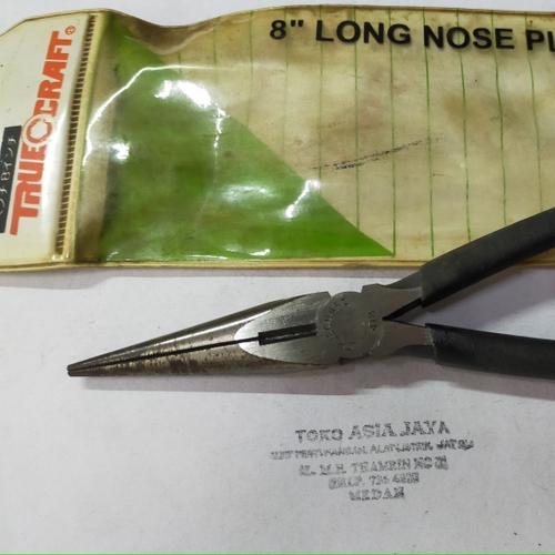 Jual Tang runcing Tang buaya 8" merk Truecraft Japan / Long nose pliers ...
