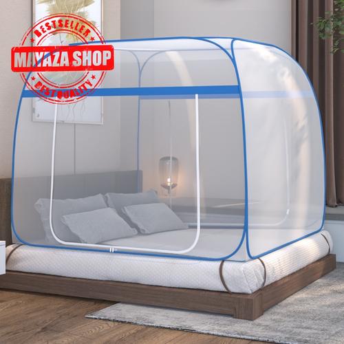 Jual Kelambu Tempat Tidur 180x200 Kelambu Lipat Korea 180 x 200 - Polos ...