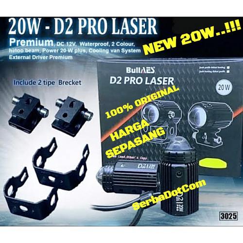 Jual LAMPU TEMBAK LASER AES D2 MINI DRIVING LIGHT MODUL LUAR BURUNG ...