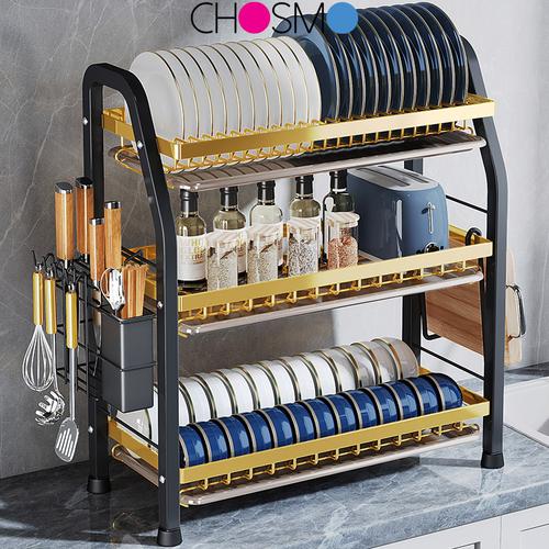 Jual Rak piring stainless dapur rak cuci piring rak penyimpanan piring ...