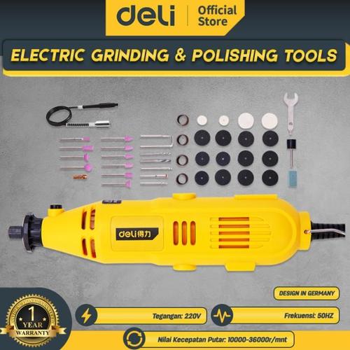 Jual Mini Die Grinder Set Deli / Tuner Set / Gerinda Bor Mini DL6391B ...