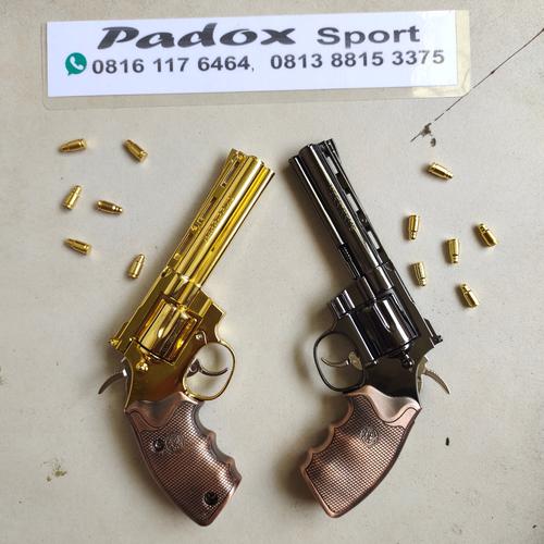 Jual padok pistol mainan revolver full metal replika miniatur die cast ...