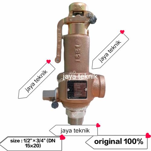 Jual safety relief valve jokwang 1/2"×3/4" model JSV-HT41 asli 100% - 2 ...