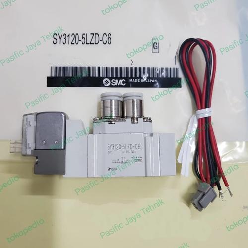 Jual solenoid valve SMC SY3120-5LZD-C6 2 Position Single SY Series - Jakarta Barat - Pasific ...