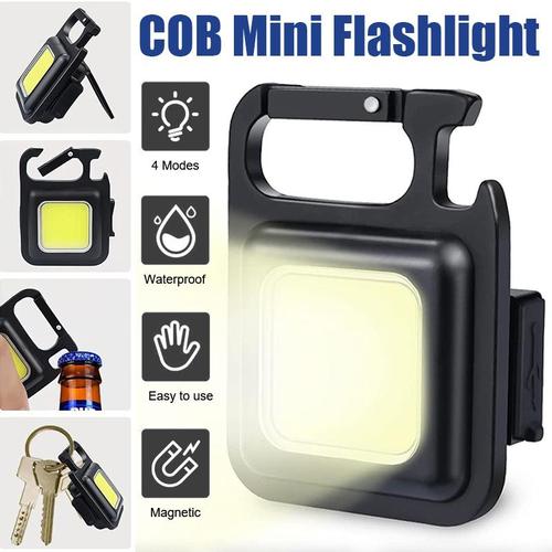 Jual Senter Mini Led Lampu COB Gantungan Kunci Led Keychain Light ...