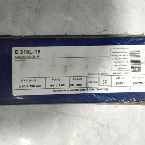 Jual Kawat Las STAINLESS BOHLER E316L-16 / AWS E316L-16 - Jakarta Barat - Gallery Power Tools ...