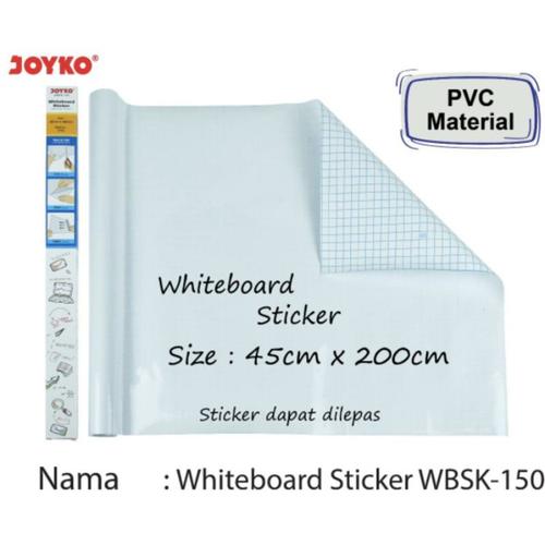 Promo Stiker Papan Tulis Putih Whiteboard Sticker Joyko WBSK-150 - WBSK ...