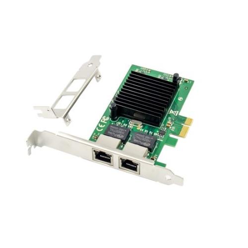 Jual Pci express x1 NB lan 2 port gigabit adapter LE8102 Pcie rj45 1000Mbps - Jakarta Utara ...