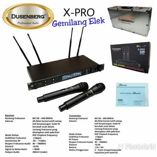 Jual Mic Wireless Dusen Berg X PRO Original Garansi - Jakarta Barat ...