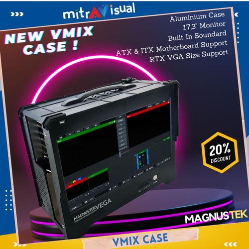 Promo Magnustek Vega Profesional Portable VMix Case Built In Soundcard ...