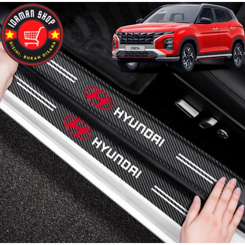 Promo Sticker Pelindung Pijakan Pintu (Door Sill Plate) Hyundai Creta ...