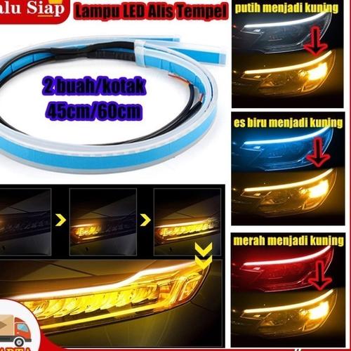 Jual Lampu LED Alis DRL Running Mata Headlamp Mobil Honda CRV HRV BRV ...