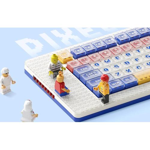 Jual MelGeek Pixel Brick Compatible 2.4Ghz Wireless Mechanical Keyboard ...