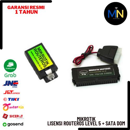 Jual Mikrotik Lisensi RouterOS Level 5 + SATA D O M - Jakarta Pusat ...