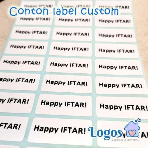 Jual Label kosmetik pot cream. CUSTOM tulisan sticker onlineshop,logo ...