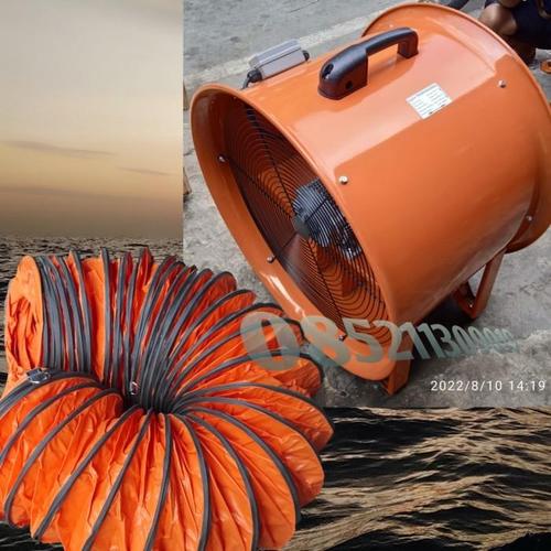 Jual KIPAS PORTABLE VENTILATOR BLOWER 16 INCH PLUS SELANG FLEXIBLE 5 ...
