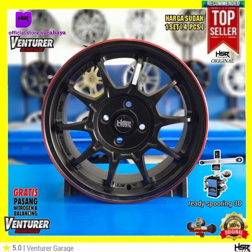 Jual Velg Mobil r15 hsr srd pcd 4x100 velg racing brio calya sigra surabaya - Kota Surabaya ...