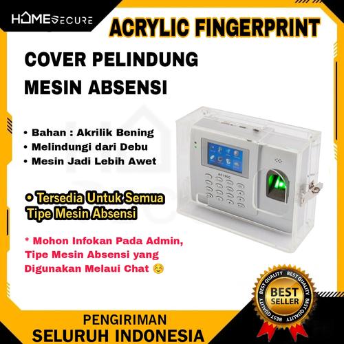 Jual Cover Pelindung Mesin Absensi Fingerprint Akrilik Mika Acrylic ...
