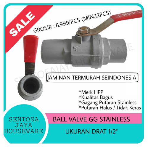 Jual BALL VALVE PVC GAGANG BESI 1/2" - STOPKRAN GAGANG BESI 1/2" - STOPKRAN - Kota Medan ...