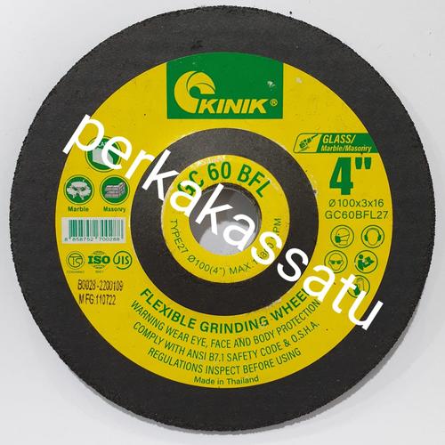 Jual BATU FLEXIBLE 4" X 3MM GC60 GC 60 KINIK THAILAND POLES GRANIT KACA ...