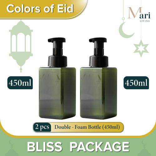 Jual MARI LIVING Bliss Package Soap Dispenser Premium Green Botol Sabun ...