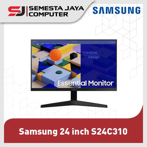 Promo Monitor Samsung 24 inch S24C310 24" LS24C310 IPS 75Hz HDMI Cicil ...
