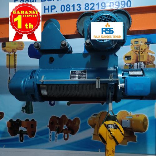 Jual ELECTRIC WIRE ROPE HOIST 1 TON × 12 METER 380 VOLT NAGASAKI JAPAN ...