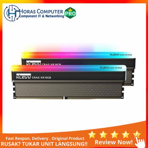 Jual RAM KLEVV Cras XR RGB LED 32GB ( 16 x 2 ) PC28800 3600MHz DDR4 ...