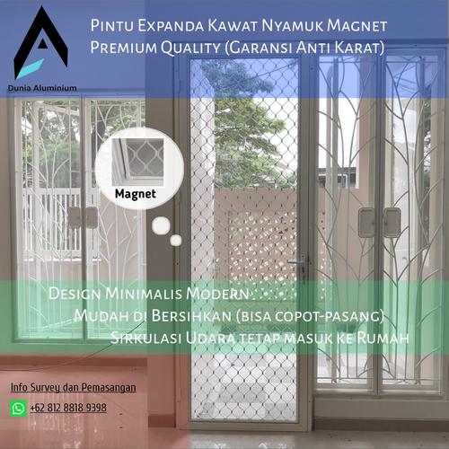Jual Pintu Expanda sistem Magnet - Model B, Cokelat - Kota Tangerang ...