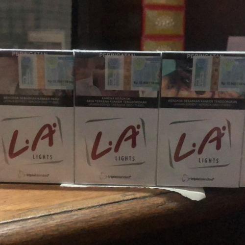 Jual LA merah ice ungu menthol 16 slop isi 10 bks @16 batang - Ungu ...