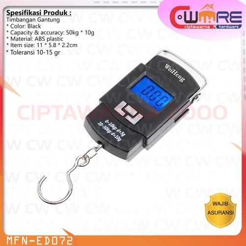 Jual Timbangan Gantung Digital Koper / Bagasi / Tas / Karung 50Kg WH ...