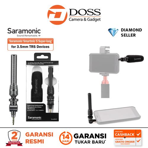 Jual SARAMONIC SMARTMIC 5 Super-long Microphone for 3.5mm TRS Device - Jakarta Selatan - DOSS ...