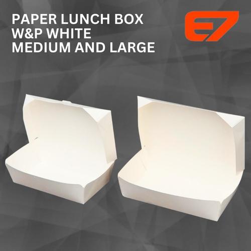 Jual Paper Lunch Box Medium/Besar -Kotak Makan Kertas, Takeaway box ...