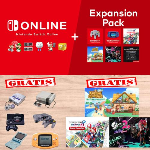 Jual Nso 1 tahun nintendo switch online 1 tahun get card switch super ...
